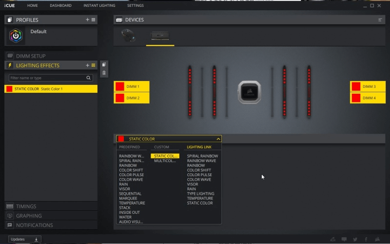 Test: Corsair Dominator Platinum RGB 3600 MHz DDR4